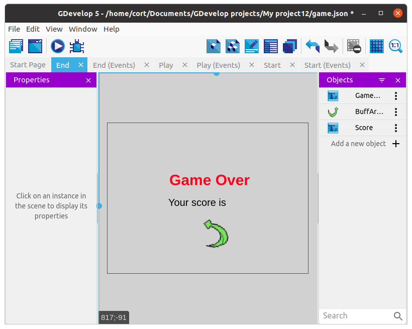 GDevelop Basics